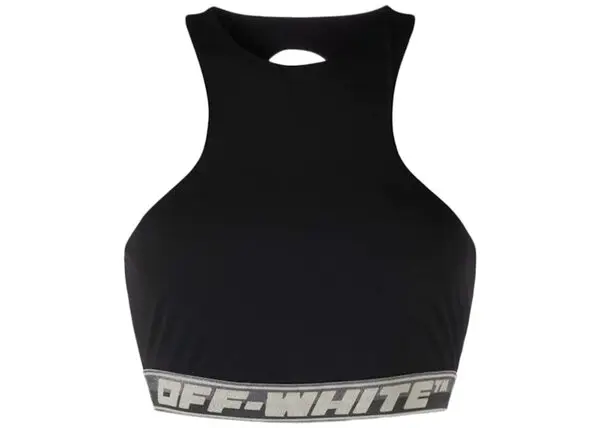 Off-White Logo Band Sports Bra