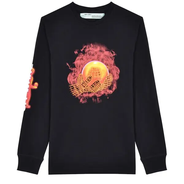 Off-White Hands And Planet Long Sleeve T-shirt
