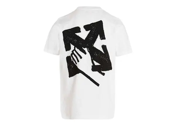 Off-White Off Hand Arrow Tee Shirt - White/black