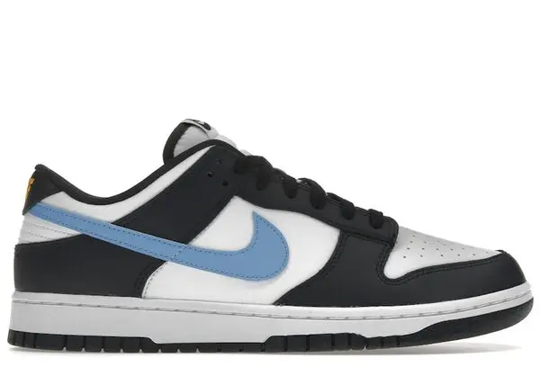 Nike Dunk Low Sneakers - Midnight Navy/white/university Blue