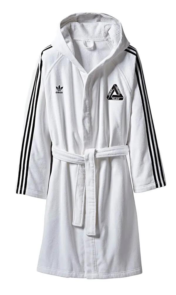 PALACE Bathrobe Bathrobe - White/black