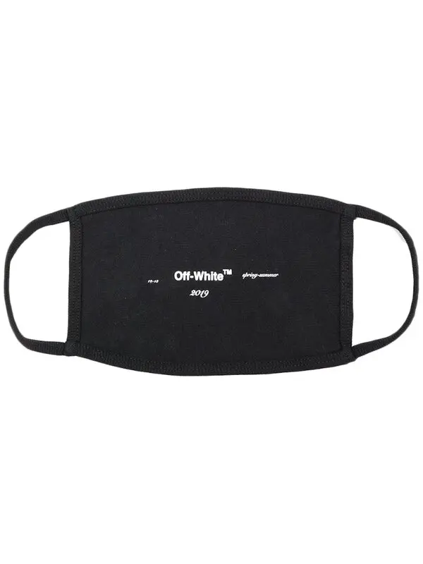Off-White Logo Face Mask - Black/white