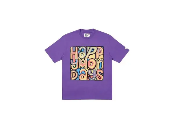 PALACE Happy Mondays Cover T-shirt - Purple