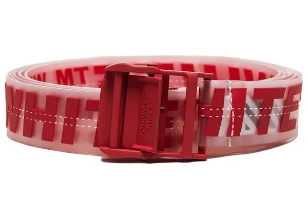 Off-White Industrial Logo Rubber Belt