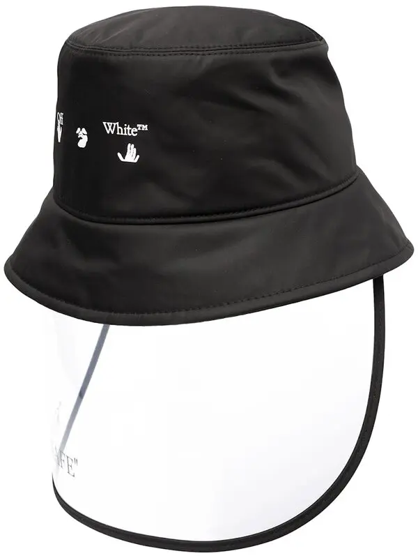 Off-White Keep Safe Visor Bucket Hat - Black