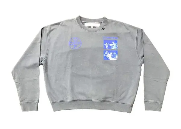 Off-White Hardcore Caravaggio Crewneck Sweatshirt - Indigo/blue