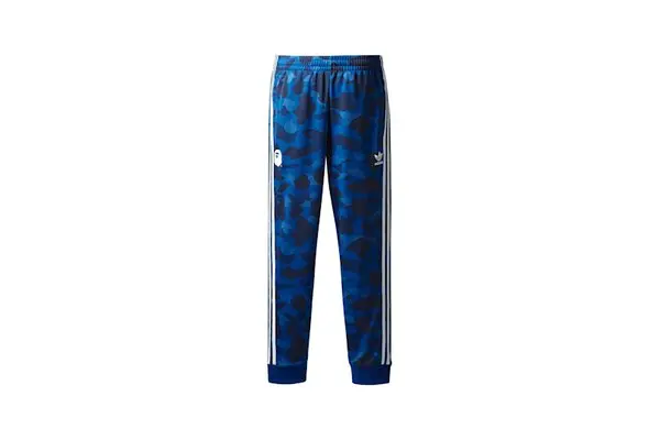 A BATHING APE X Adidas Adicolor Track Pants - Blue