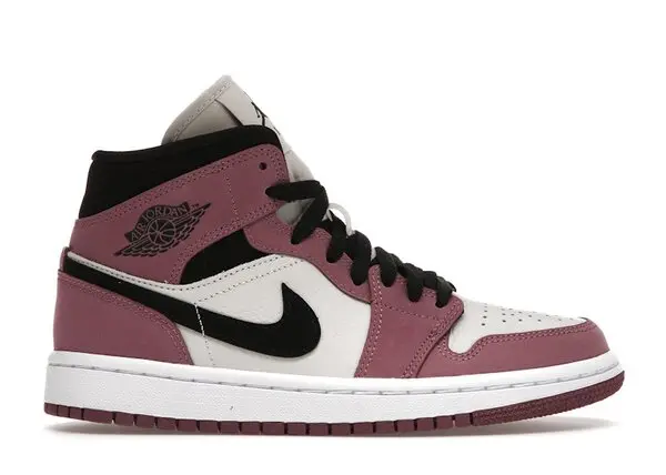 JORDAN 1 Mid Se Sneakers - Light Mulberry/light Bone/white
