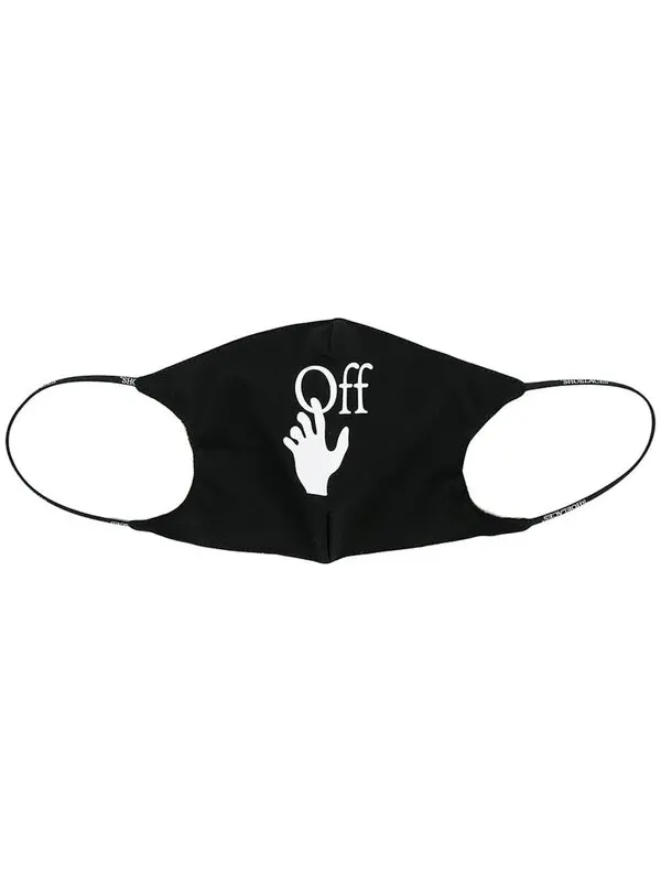 Off-White Hand Logo Face Mask - Black/white