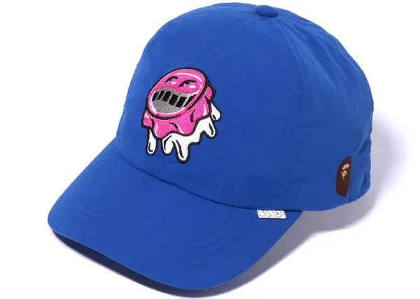 A BATHING APE Wgm Panel Cap - Blue