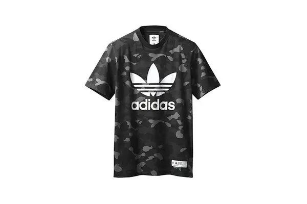 A BATHING APE X Adidas Adicolor Tee Shirt - Cinder