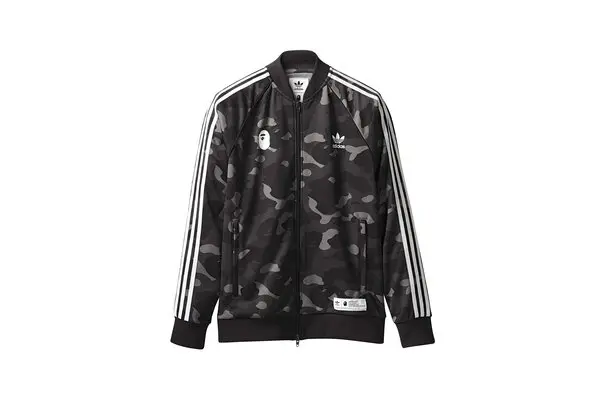 A BATHING APE X Adidas Adicolor Track Top - Cinder