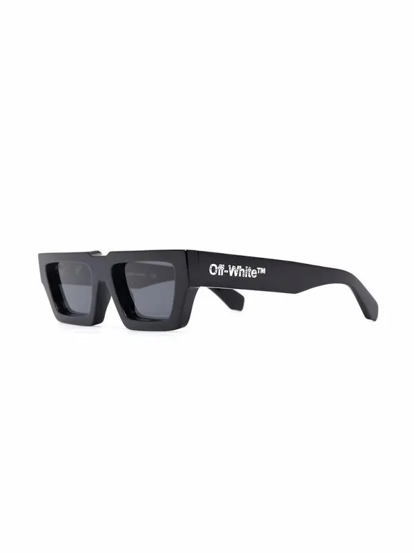 Off-White Manchester Rectangular Sunglasses - Black/dark Grey/white (oeri002y21pla0011007)