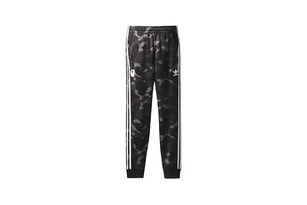 A BATHING APE X Adidas Adicolor Track Pants - Cinder