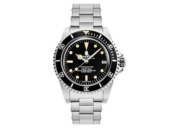 BAPE Bapex Type 1 Bracelet Watch - Silver