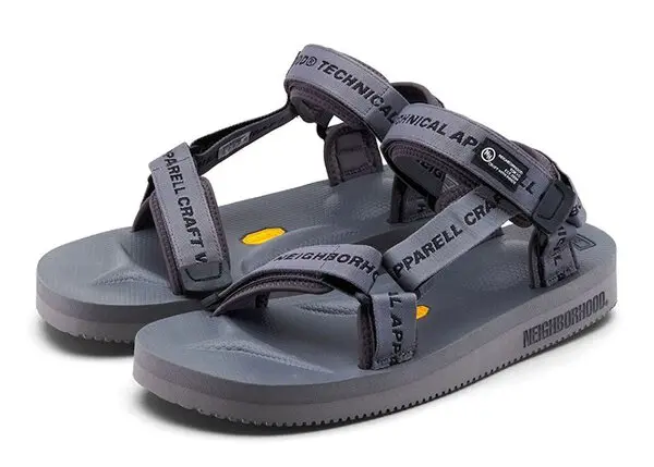 Suicoke X Neighborhood Nrsandalin Sandals - Grey/black