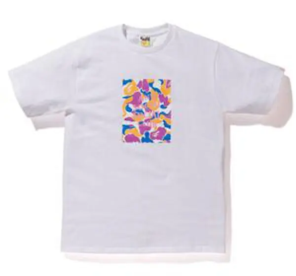 A BATHING APE X Anti Social Club La Exclusive City Camo Box Tee Shirt - White
