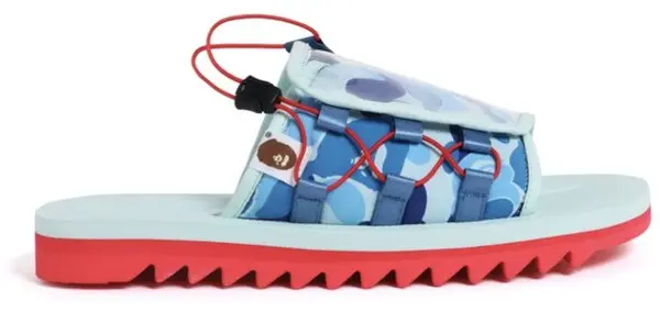 Suicoke Dao A Bathing Ape Slides - Blue