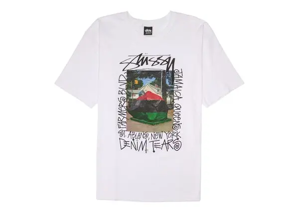 StÜssy X Denim Tears Farmers Blvd Tee Shirt - White