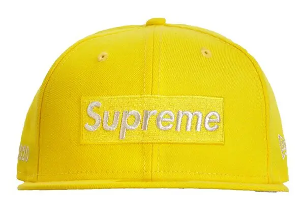 Supreme 1m Metallic Box Logo New Era - Yellow