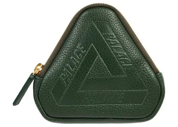 PALACE Leather Coin Wallet - Green