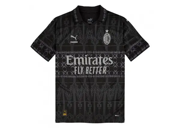 PUMA X Pleasures Ac Milan 2023/24 Authentic Jersey Dark Version - Multicolor