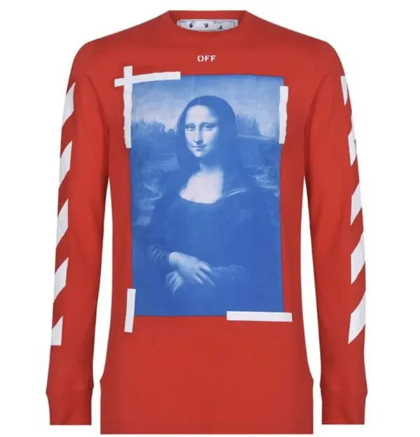 Off-White Mona Lisa Longsleeve T-shirt - Red