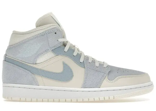 JORDAN 1 Mid Mixed Texturesin - Sail/blue