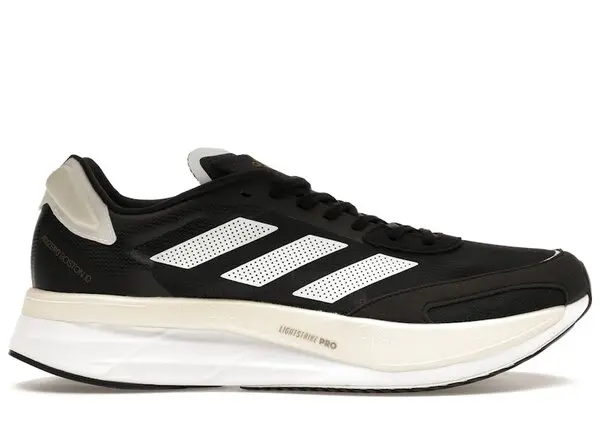 Adidas Adizero Boston Sneakers - Core Black/cloud White/gold Metallic