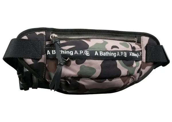 A BATHING APE X A. P. C. Body Bag - Beige