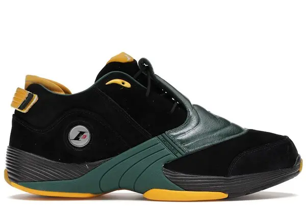 REEBOK Answer 5 Bethel Sneakers - Black/dark Green/fierce Gold