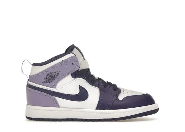 JORDAN 1 Mid High-top Sneakers - Sky Blue J Purple/white/sky Blue J Light Purple