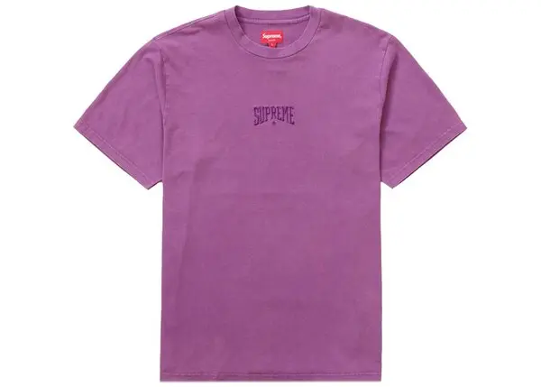 Supreme Acid Wash Short Sleeve Top - Plum