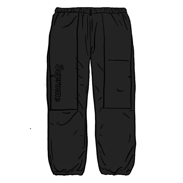 Supreme 2tone Cinch Pant - Black