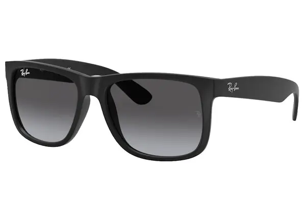 Ray-ban The Justin Sunglasses - Black/grey Gradient (rb4165)