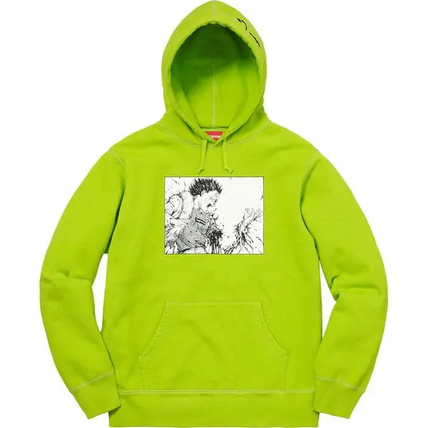 Supreme Akira Arm Hooded Sweatshirt - Lime