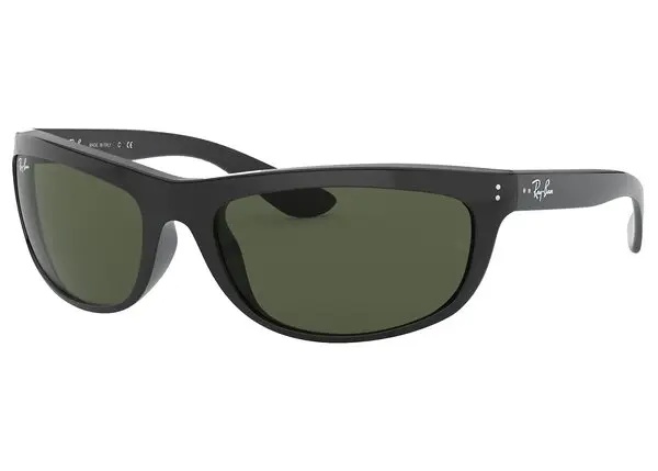 Ray-ban Balorama Sunglasses - Black/crystal Green (rb4089)