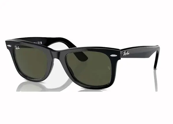 Ray-ban Wayfarer Sunglasses - Black/green (rb2140)