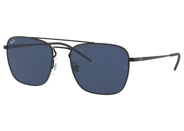 Ray-ban Full Rim Sunglasses - Matte Black/blue (rb3588)