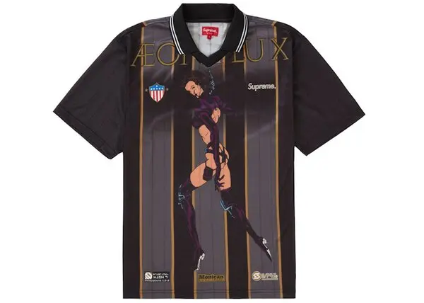Supreme Aeon Flux Soccer Jersey - Black