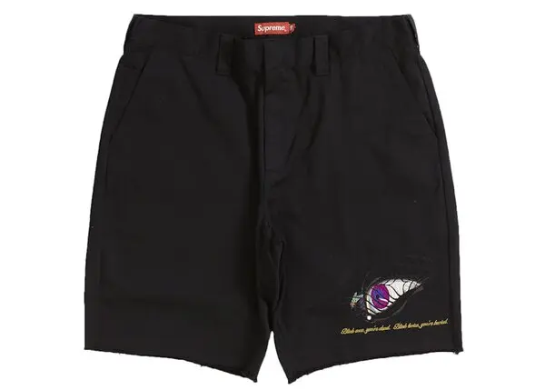 Supreme Aeon Flux Work Short - Black