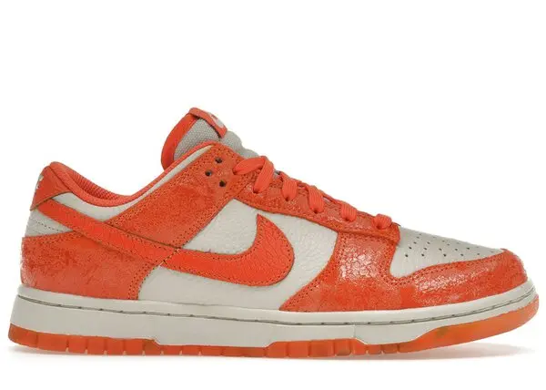 Nike Dunk Low Cracked Orange Sneakers