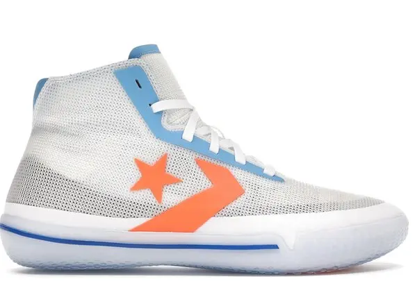CONVERSE All Star Pro Bb Solstice High-top Sneakers - White/game Royal/total Orange