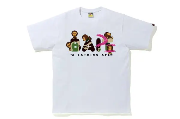 A BATHING APE X Bait X Funko Figure Tee Shirt - White