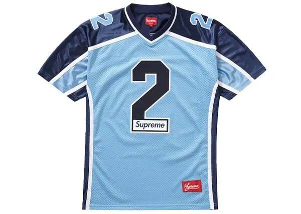 Supreme Above All Football Jersey - Light Blue