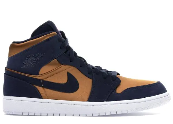 JORDAN 1 Mid Desert Ochre - Obsidian/hyper Violet/desert Ore