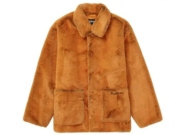 Supreme Faux Fur Shop Coat - Orange