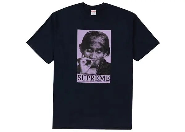 Supreme Aguila Tee Shirt - Navy Blue