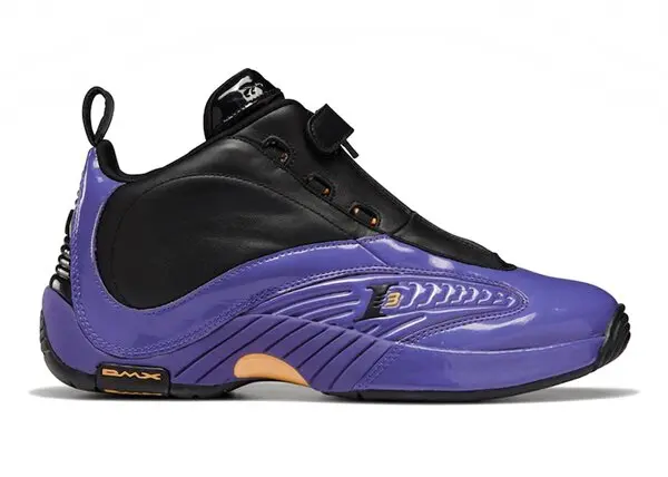 REEBOK Answer Iv Sneakers - Black/purple/yellow