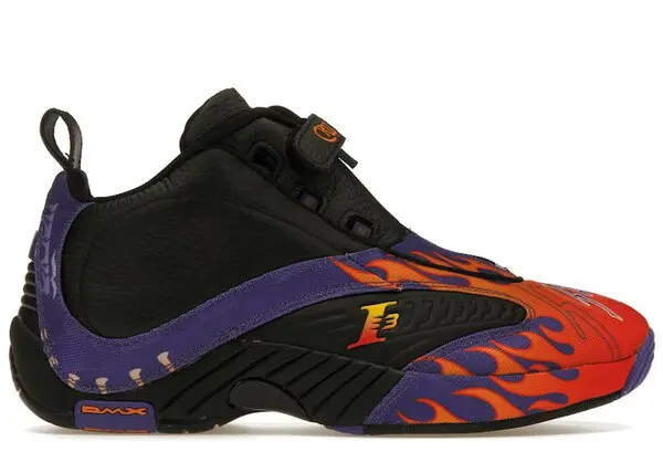 REEBOK Answer Iv Sneakers - Black/purple/red